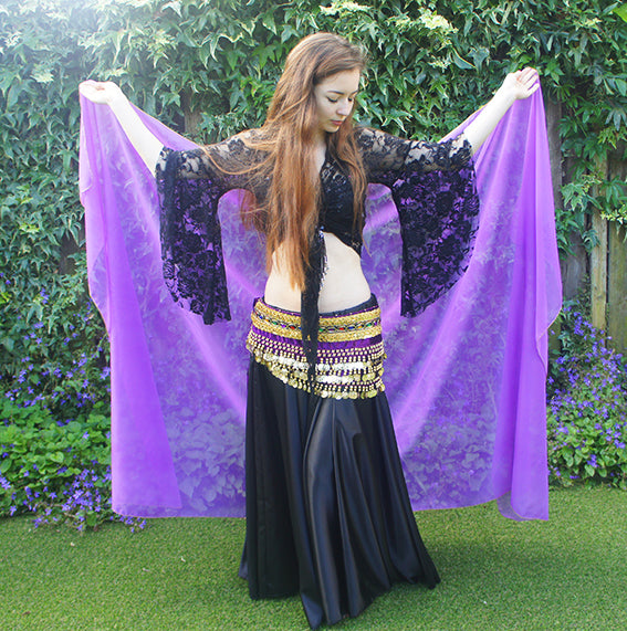 Chiffon belly dance veils – Bellydance Shop Majorelle